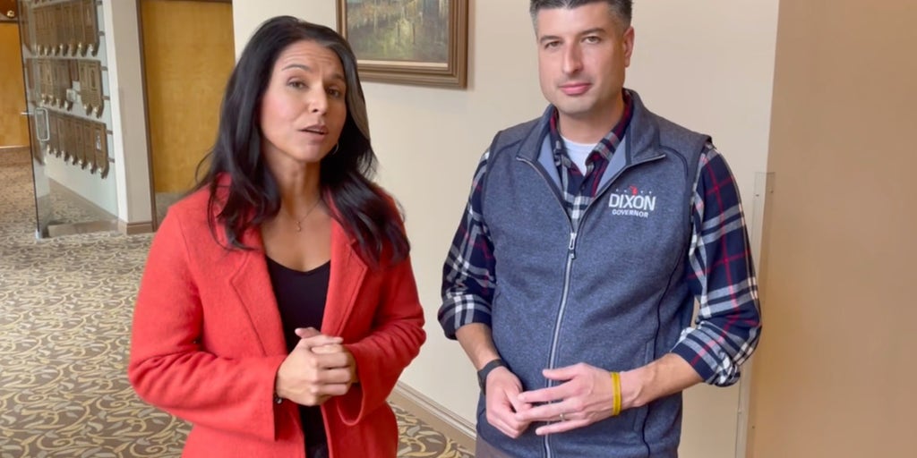 WATCH: Tulsi Gabbard endorses GOP candidate Tom Barrett, days after Liz ...