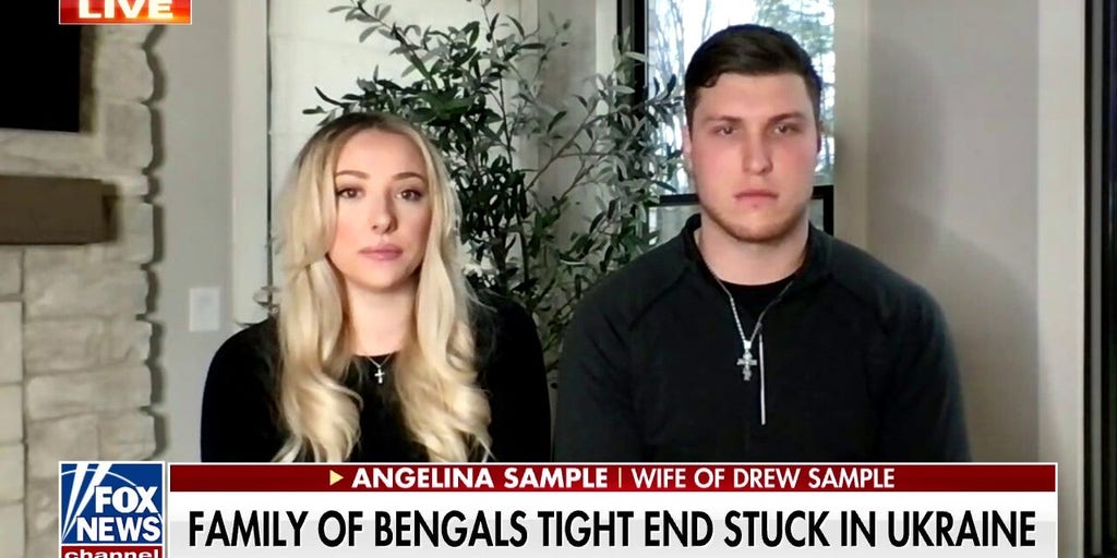 Stuck in Ukraine: Bengals tight end, wife speaks out as family is ...