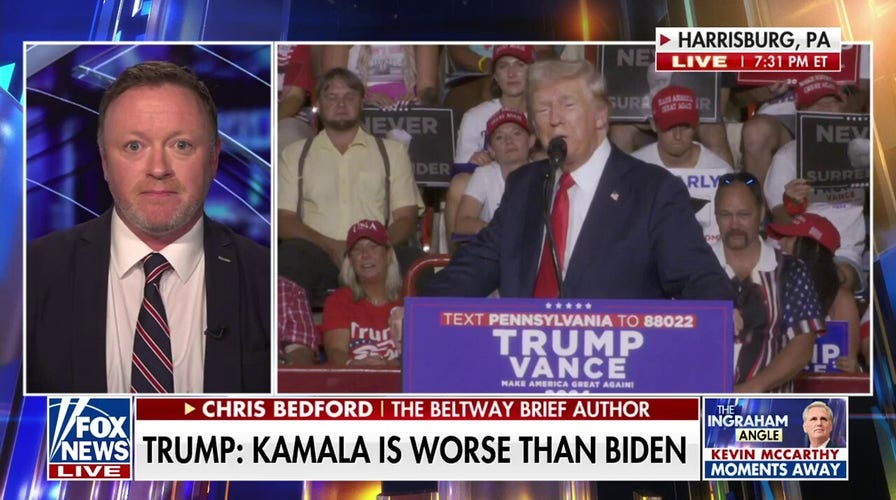 Bedford: Kamala Harris will just 'deny, deny, deny' | Fox News Video