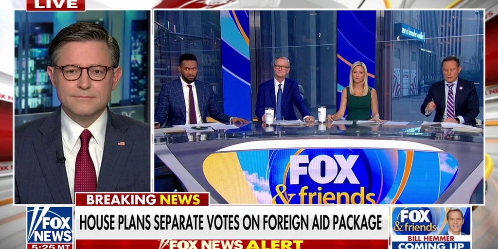 House Speaker Johnson details plan to separate votes on Israel, Ukraine ...