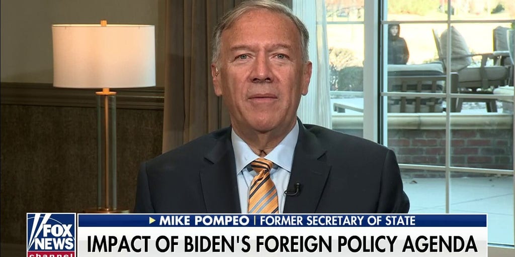 Mike Pompeo Slams Bidens Foreign Policy America Has No Credibility