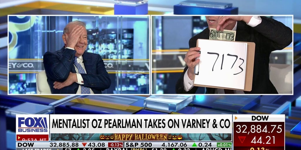 Mentalist Oz Pearlman performs mind-reading tricks | Fox Business Video