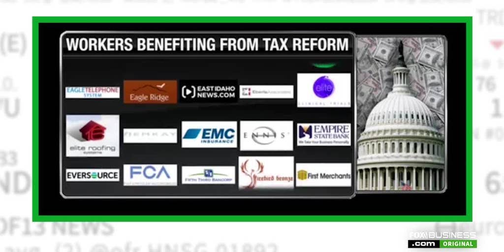 Tax reform winners: The companies rewarding its employees | Fox ...