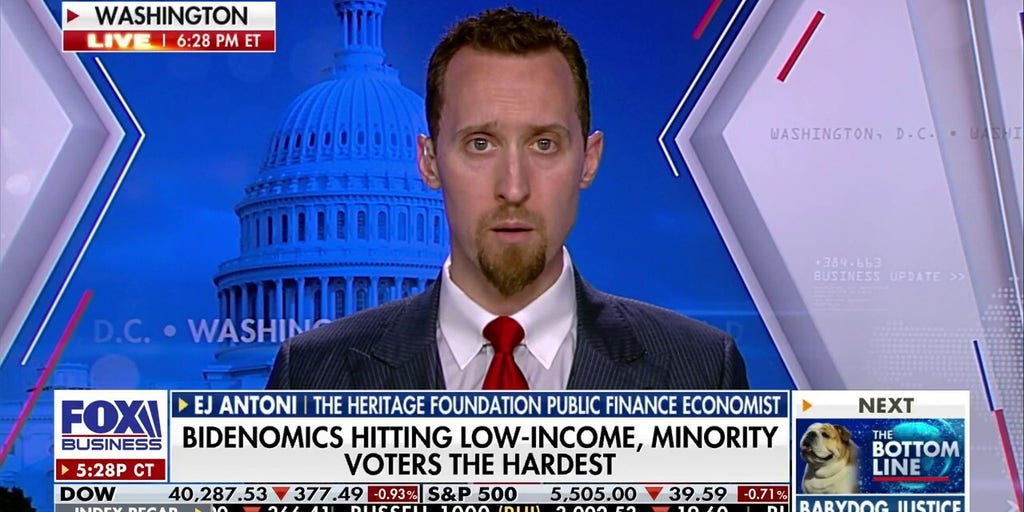 Families' annual income increased under Trump: EJ Antoni | Fox Business ...