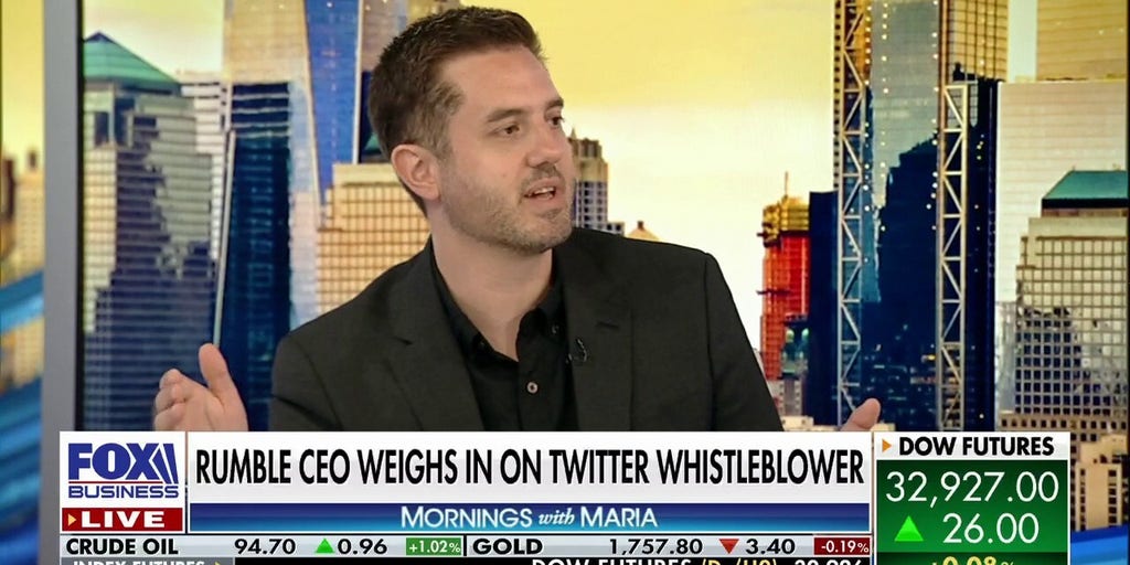 Rumble CEO calls out Twitter’s ‘egregious’ amplification of certain ...