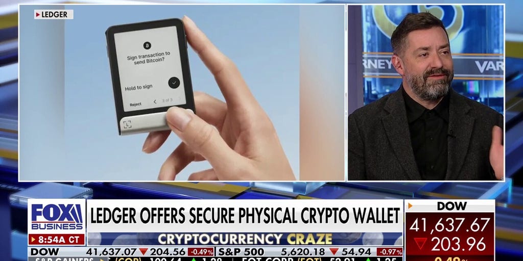 Ledger CEO touts secure physical crypto wallet: 'This is the key today ...