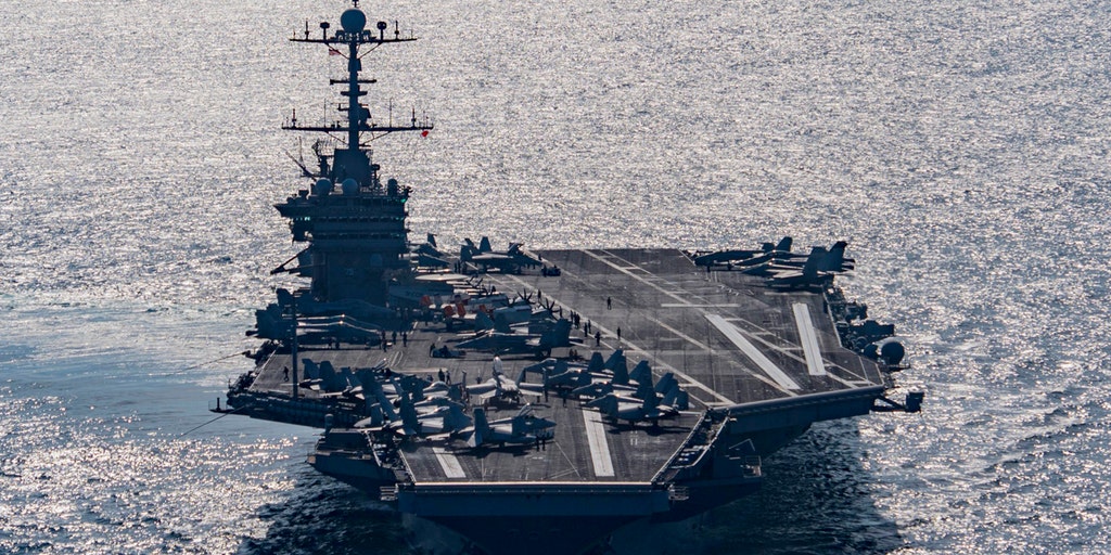 Iran fires rockets near U.S. aircraft carrier | Fox Business Video