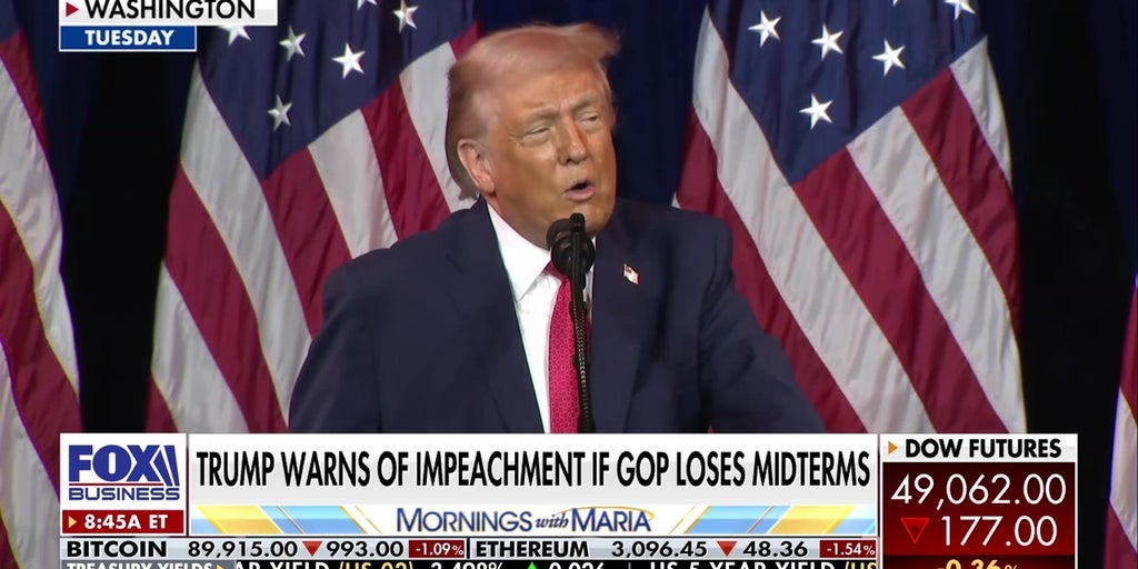 Trump warns GOP Democrats will impeach if they lose midterm elections ...