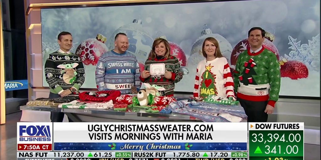 Uglychristmassweater.com celebrates 10 years on 'Mornings with Maria ...