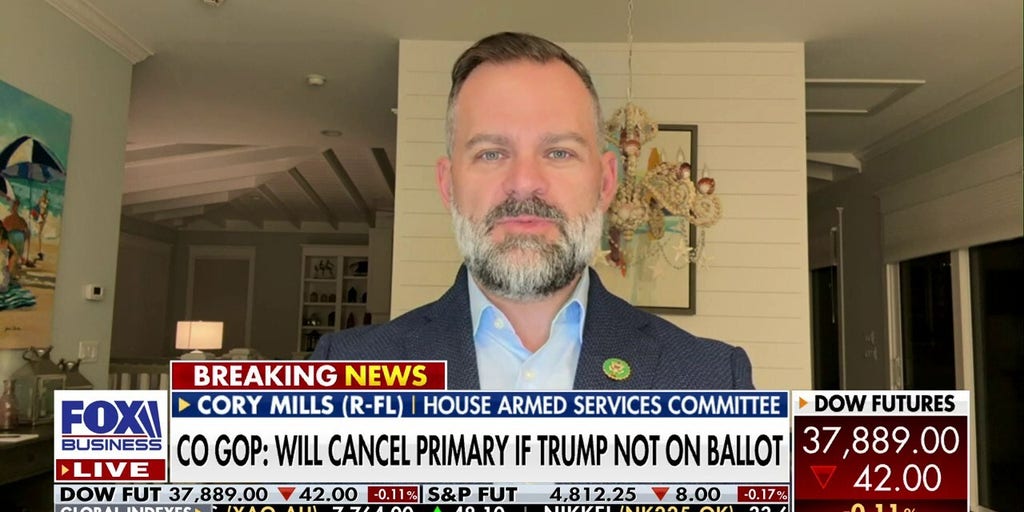 Rep. Cory Mills slams Colorado ballot ruling as 'unprecedented' | Fox ...