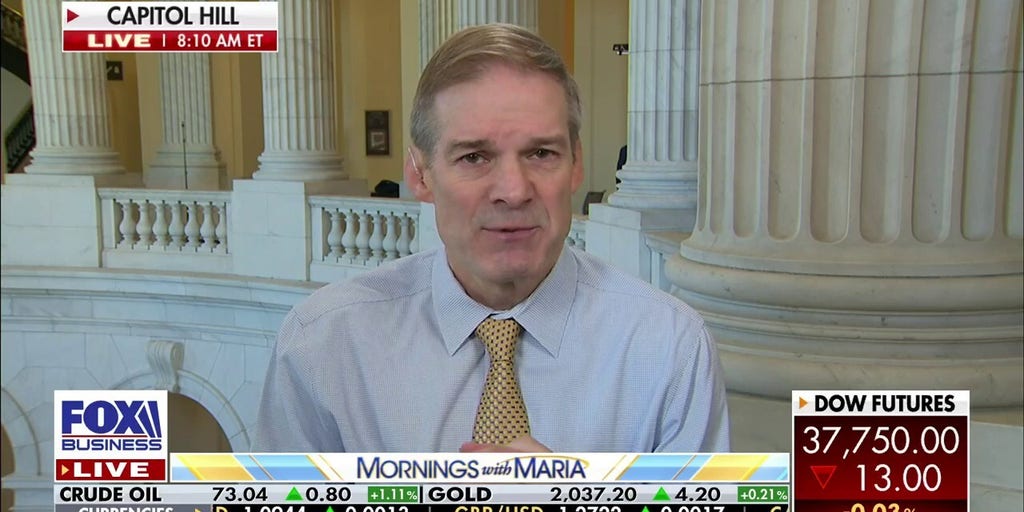 The evidence against Biden is 'pretty darn compelling': Rep. Jim Jordan ...