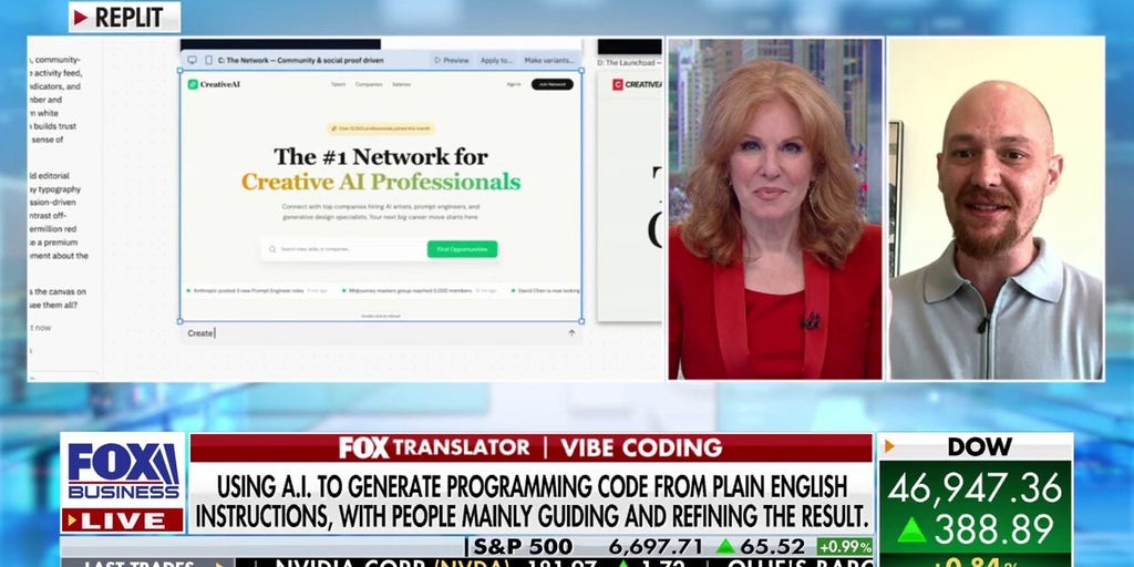 'Vibe coding' is taking over the world: Replit CEO | Fox Business Video