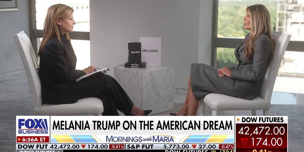 Melania Trump credits her 'courage, self-motivation' helping to ...