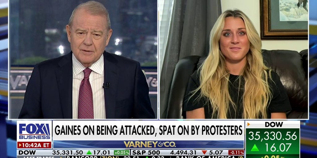 Riley Gaines details ‘extremely traumatizing’ attacks from protestors ...