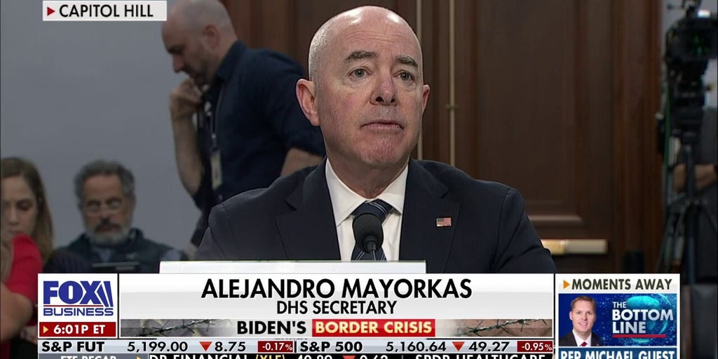 GOP drills Secretary Mayorkas over the border crisis | Fox Business Video
