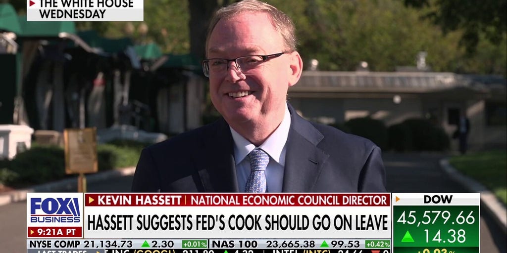 Kevin Hassett urges Lisa Cook to take leave during fraud investigation ...