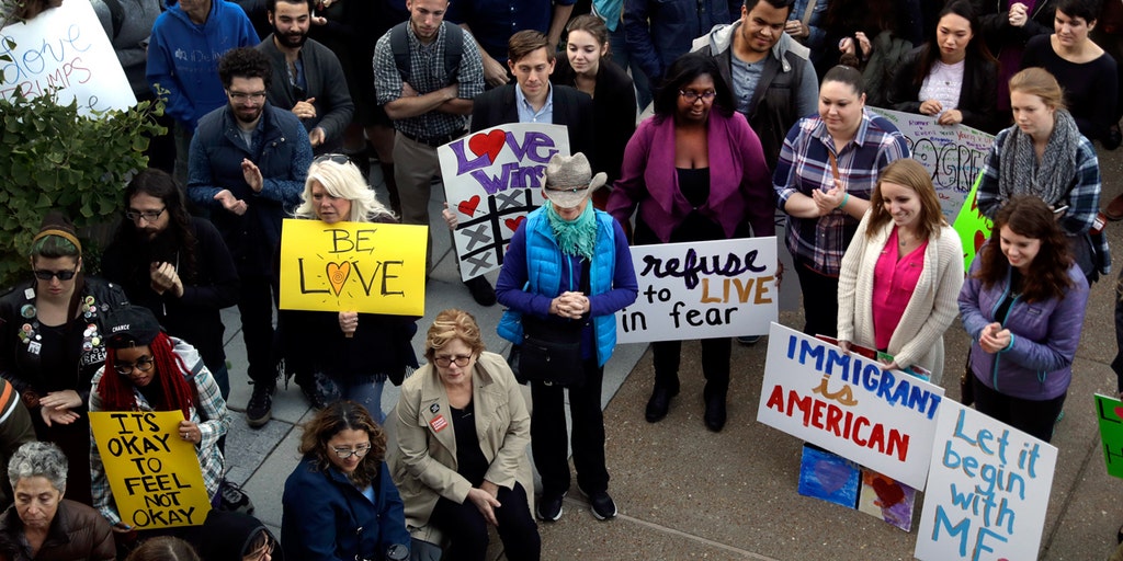 College students protest Trump presidency across campuses | Fox ...