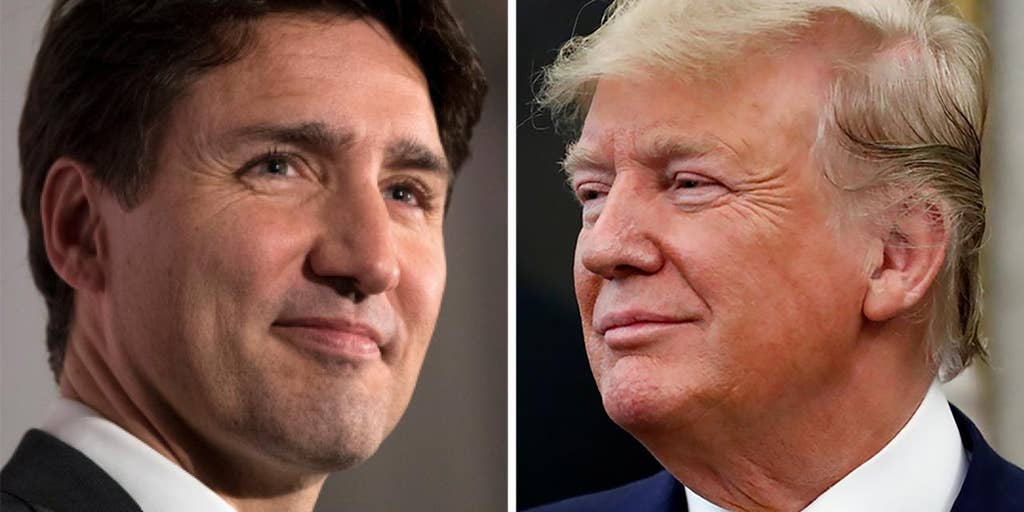 President Trump participates in the arrival of Canadian PM Trudeau ...