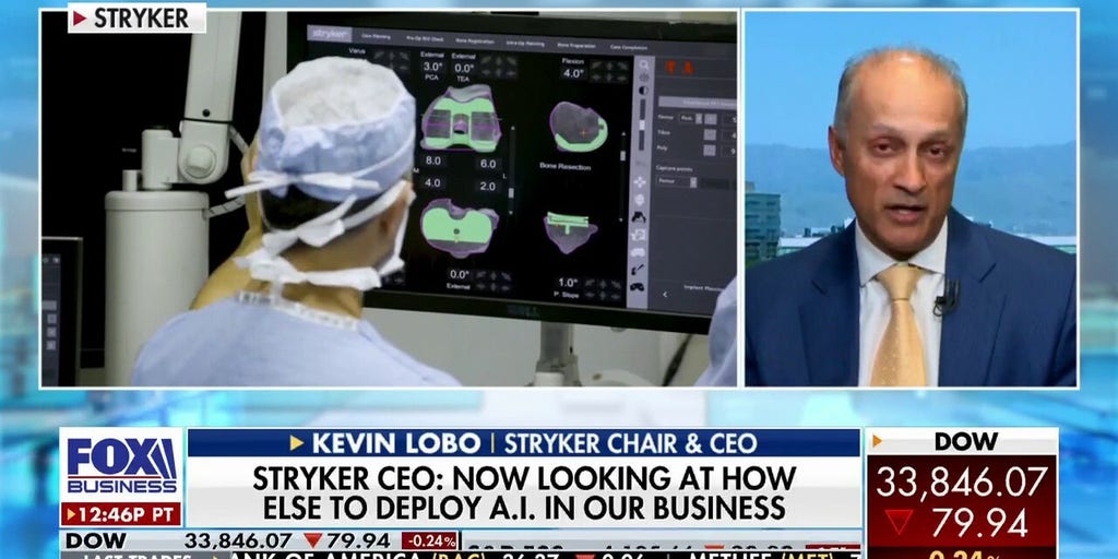 Artificial intelligence will be proliferated across all of Stryker: CEO ...