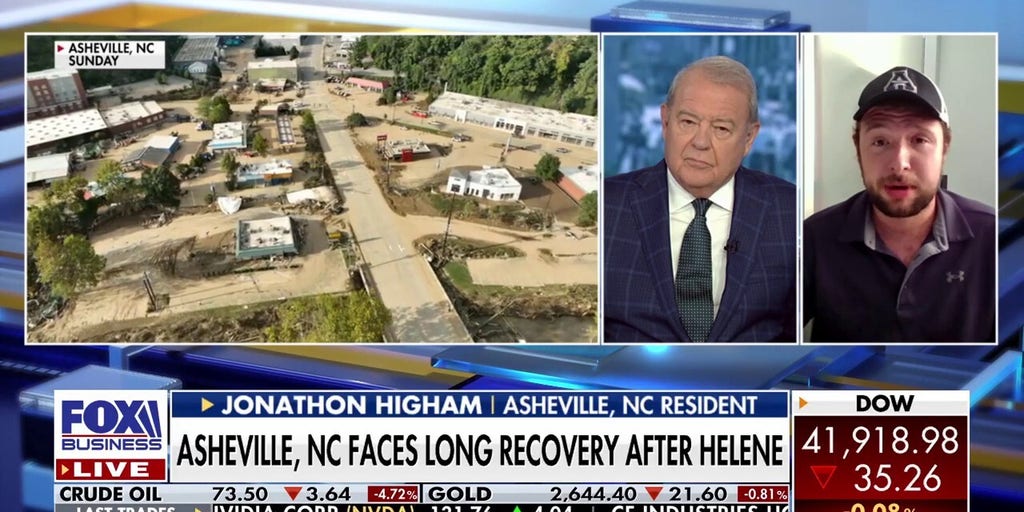 NC resident Jonathon Higham says he doesn't see any physical effort by FEMA amid Helene cleanup ...