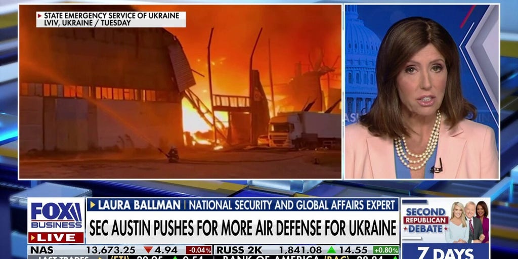 Ukraine 'desperately' needs air defense system upgrades: Laura Ballman ...