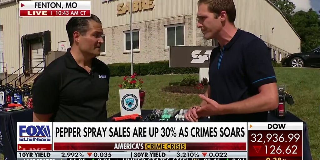 Pepper spray sales soaring due to rise in crime: Sabre CEO | Fox ...