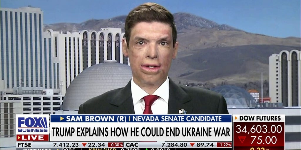 Senate candidate Sam Brown calls out the 'typical politician' dealing ...