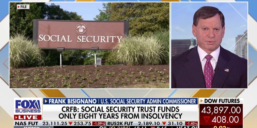 Social Security trust funds are only eight years from insolvency ...