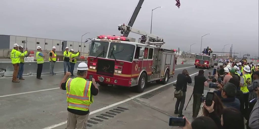 First vehicles cross I-95 bridge in Philadelphia since deadly tanker ...