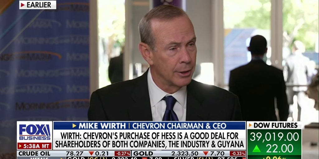 The 'end of the oil age' is not yet upon us: Chevron CEO Mike Wirth ...