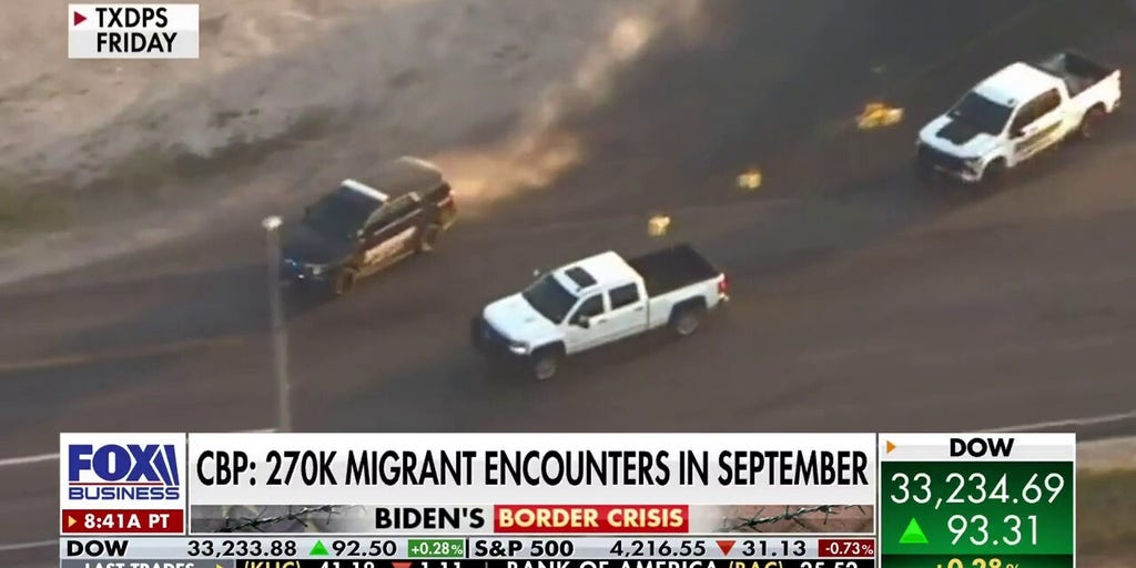 Suspected smuggler leads law enforcement in car chase | Fox Business Video