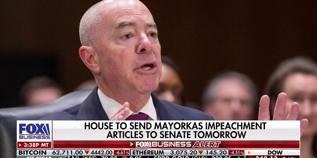 House To Send Mayorkas Impeachment Articles To The Senate Tuesday Fox