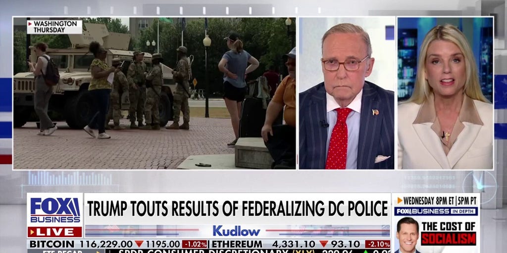 Pam Bondi touts 'such cooperation' between DC police and federal ...