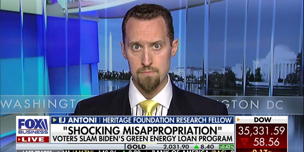 GOP needs 'to put their foot down' on Biden's green energy spending: EJ ...
