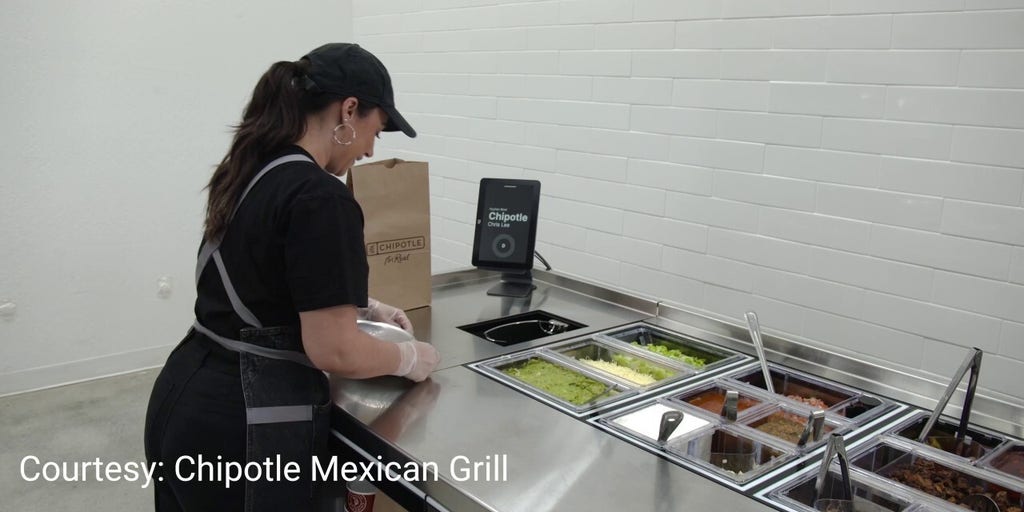 Chipotle employees share workload with robot co-worker | Fox Business Video
