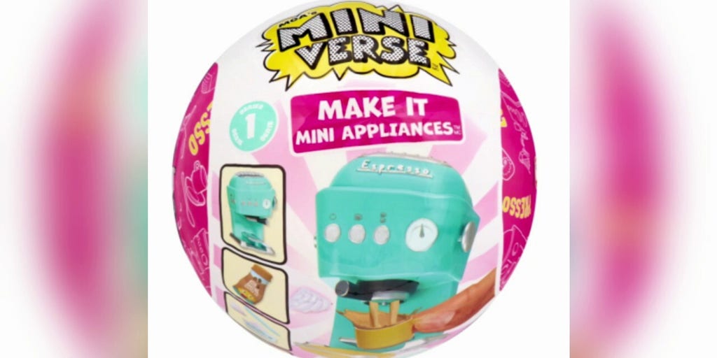 'Miniverse Make-It-Mini' toy sets recalled over resins that can cause ...