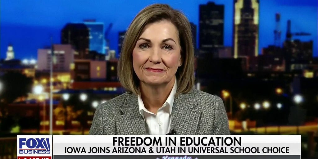 Iowa governor says state will fund students, not systems | Fox Business ...