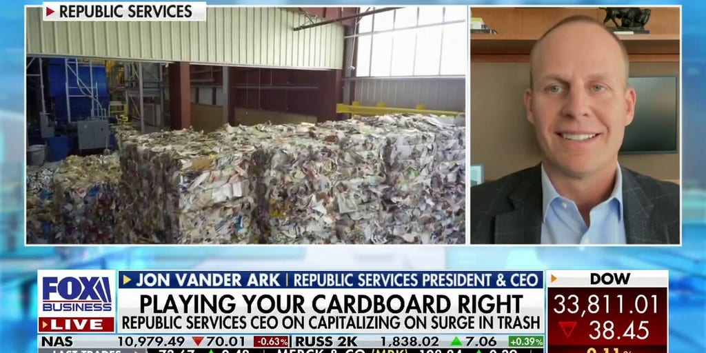 Republic Services cardboard recycling turns trash into cash | Fox ...