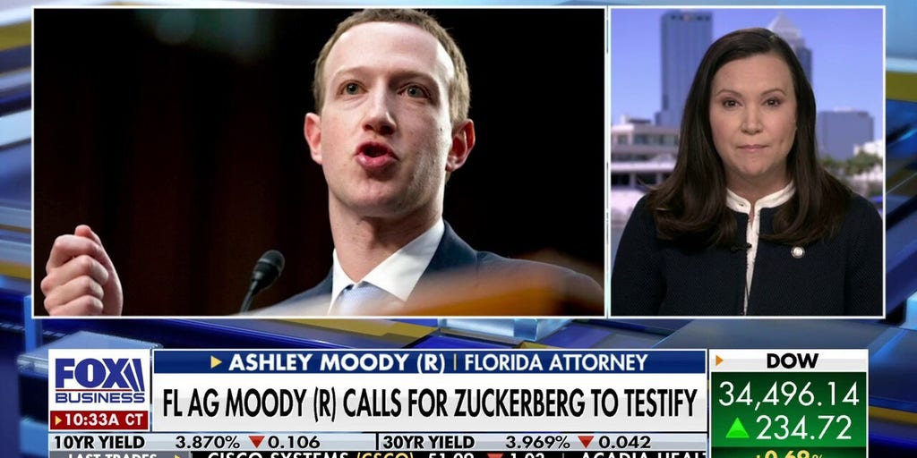 Florida AG Ashley Moody calls on Meta's Zuckerberg to testify on human ...