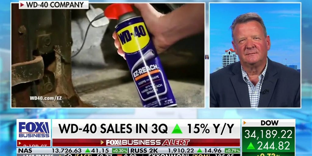 WD-40 CEO Steve Brass: We deliver 'strong growth' despite economic headwinds | Fox Business Video