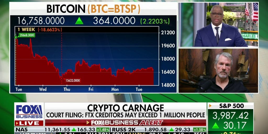 FTX meltdown is a tragic situation: Michael Saylor | Fox Business Video