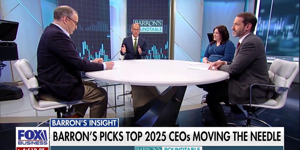 Barron’s lists the top CEOs of 2025 | Fox Business Video