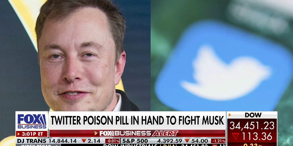 Twitter adopts 'poison pill' to stymie takeover by Elon Musk | Fox ...