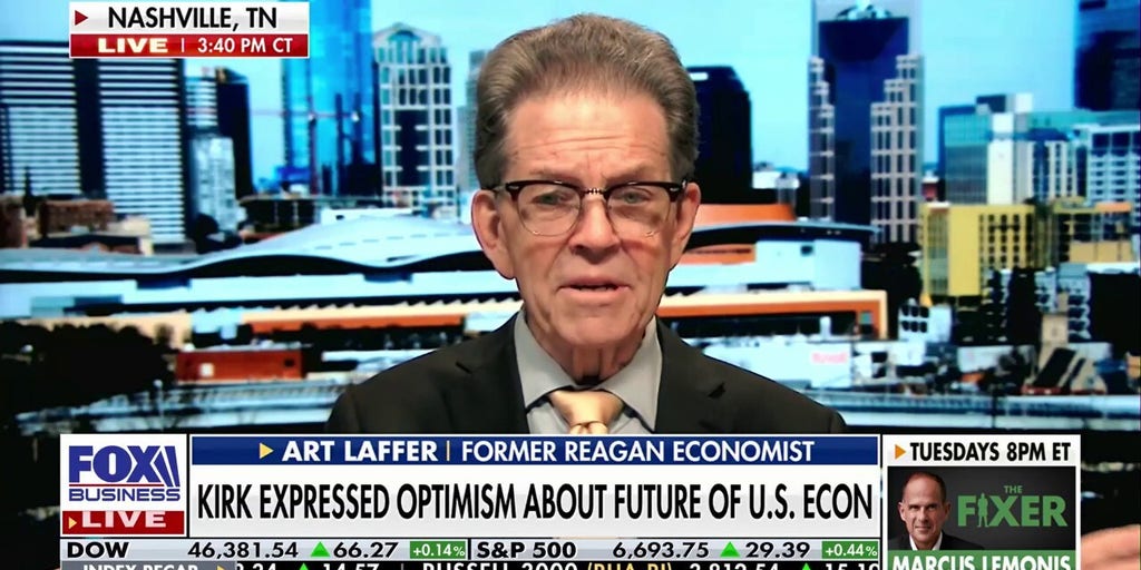 Art Laffer touts Charlie Kirk's economic optimism: 'This guy is just ...