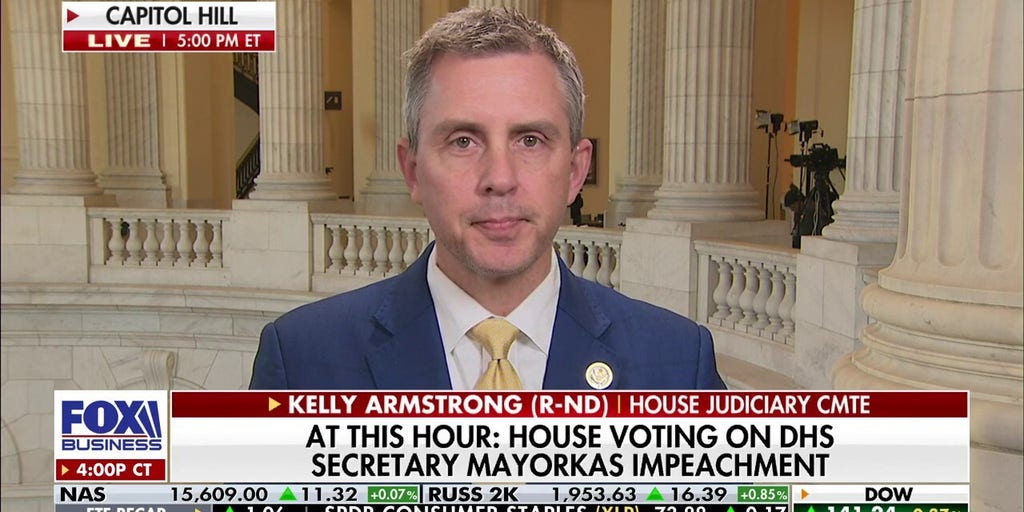Mayorkas is 'derelict in his duties': Rep. Kelly Armstrong | Fox ...