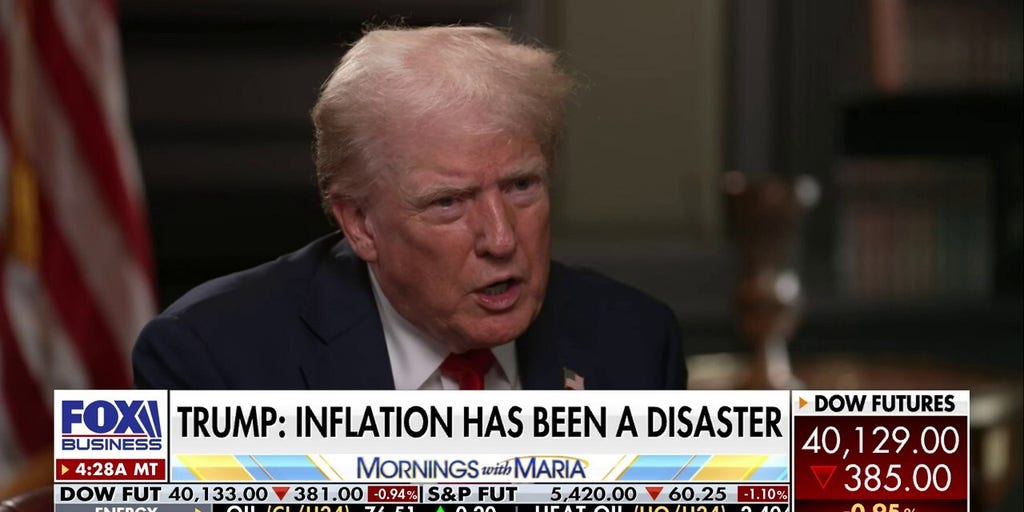 Trump: Inflation has been a 'disaster in this country' | Fox Business Video