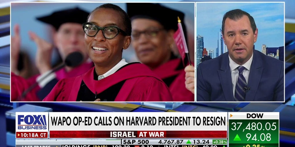 It's 'well past time' for Harvard's president to resign: Joe Concha ...