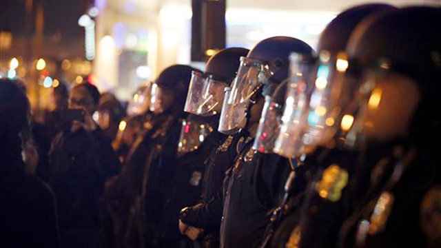 SWAT teams respond to anti-police protests in Baltimore | Fox News Video