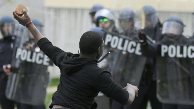 Baltimore's top cop admits officers overwhelmed by rioters | Fox News Video