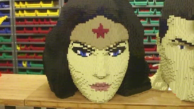 LEGO artist crafts life-sized models of superheroes | Fox News Video